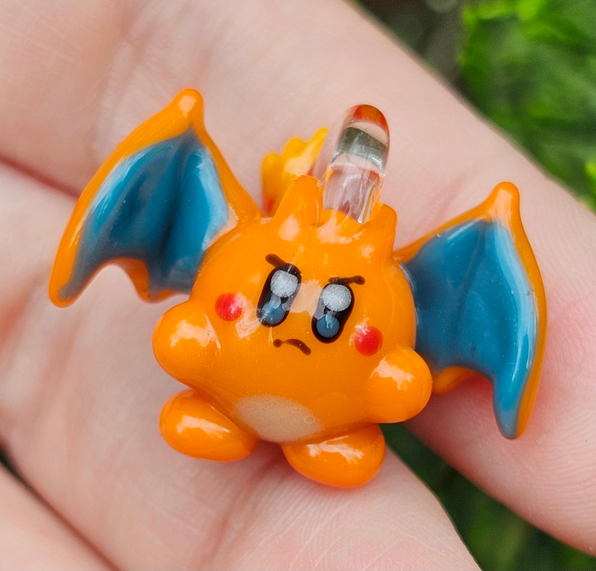 Charizard Kirby pendant - made to order – DeMatteoArt